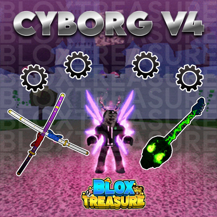 🔥 CYBORG V4 + RANDOM AWAKEN ACCOUNT 🔥 – Blox Treasure